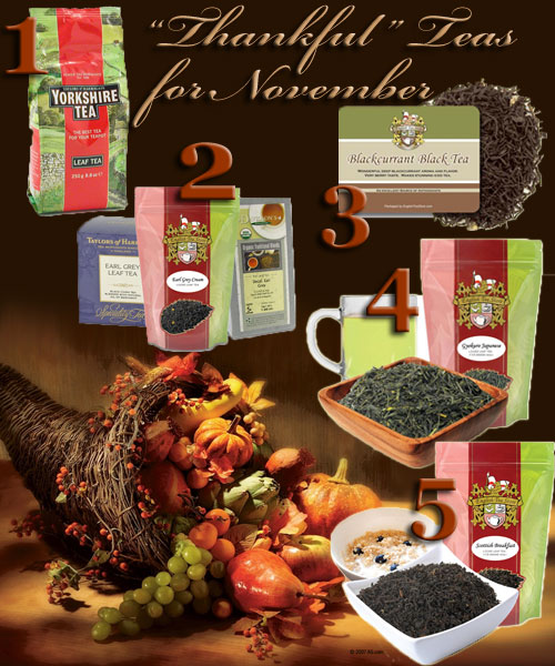 5 “Thankful” November Teas! – Tea Blog
